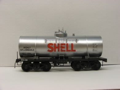 SHELL 5000 gallon bogie tank wagon kit | Bergs Hobbies